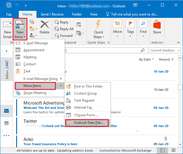 Combine Multiple Emails Into One In Outlook 2019 2016 2013 2010